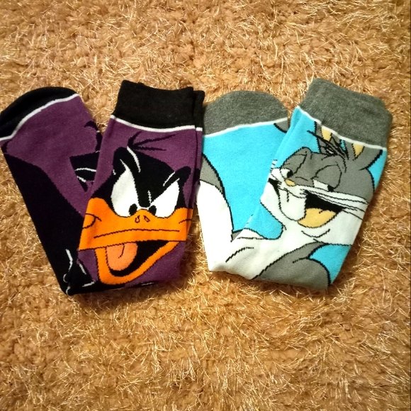 LLC | Underwear & Socks | Nwt 2 Pair Cartoon Socks | Poshmark